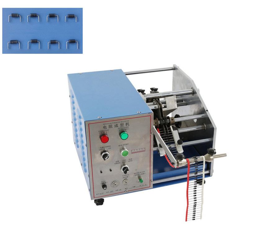 RS-907U Automatic Axial Lead Forming Machine , U Shape Resistor And ...