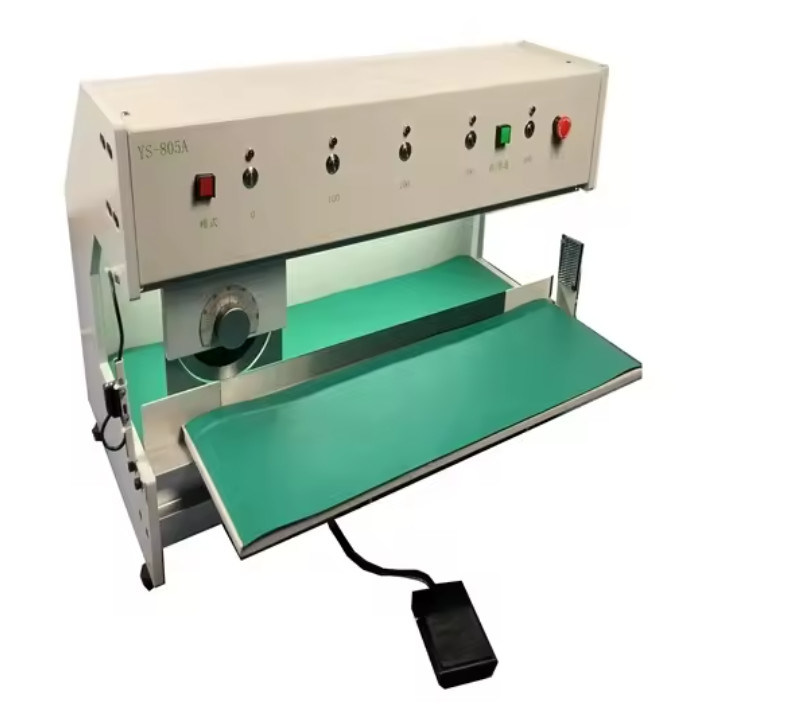 YS-805X 400/600/900MM PCB V Cut Machine, V Groove PCB Depanel Machine