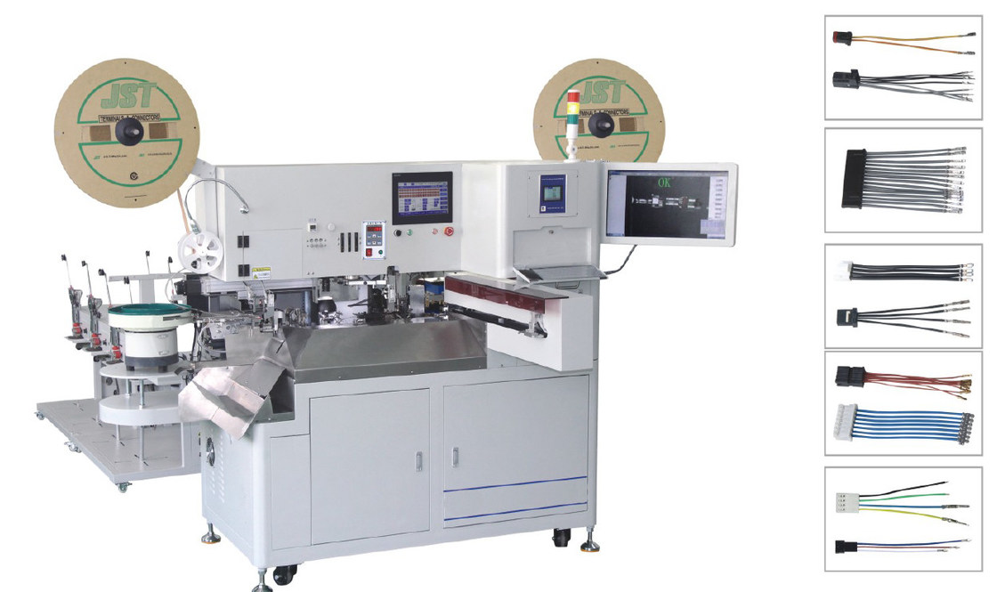 RS-860CK Fully Automatic Double-Side Crimping And Single-Side Plastic Shell Inserting Machine