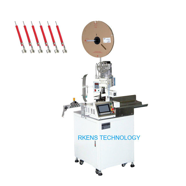 RS-02 Automatic One-Side Crimp Machine, Wire Cut Strip One-Side Crimp ...