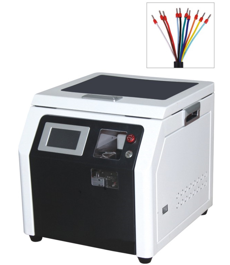RS-0540 Auto Tubular Ferrule Crimp Machine With Vibration Bowl Feeder ...
