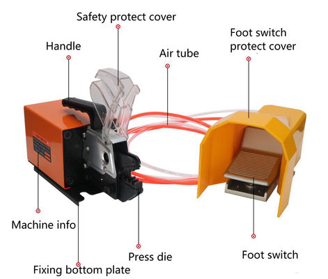 Pneumatic Crimping Tool Pneumatic Crimper Plier Machine Air Powered ...