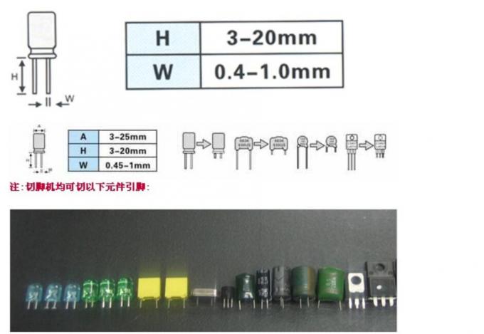 Automatic taped radial components lead cutting machine