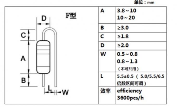 RS-907F Diode Lead Forming Tool Component Lead Bender 97KG Weight