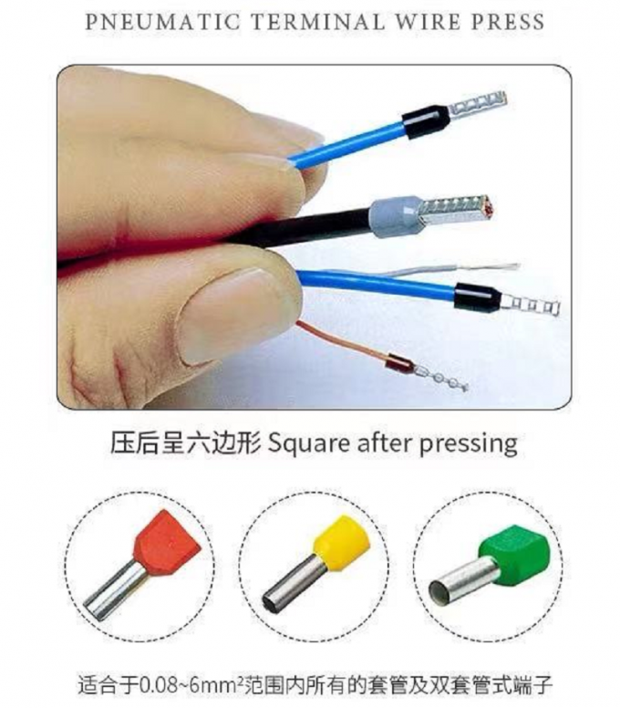 Pneumatic Wire Terminal Crimper, Terminal Press Tool