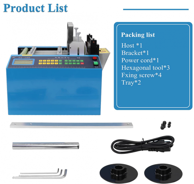 YS-100 High Accuracy Clear PVC Tubing Cutter Machine Cut Tubes To ...