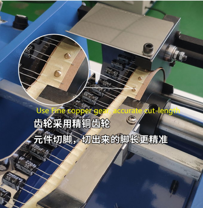 RS-902 Manual Hand Crank 12.5mm Taped Radial Component Lead Cutting Machine