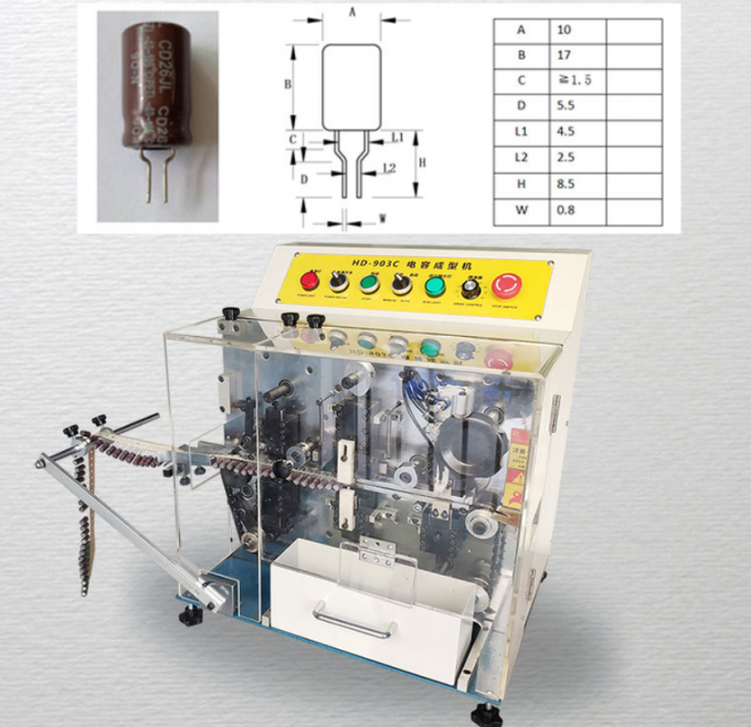 RS-903C Automatic Taped Electrolytic Capacitor Leads Narrowing Shaping ...