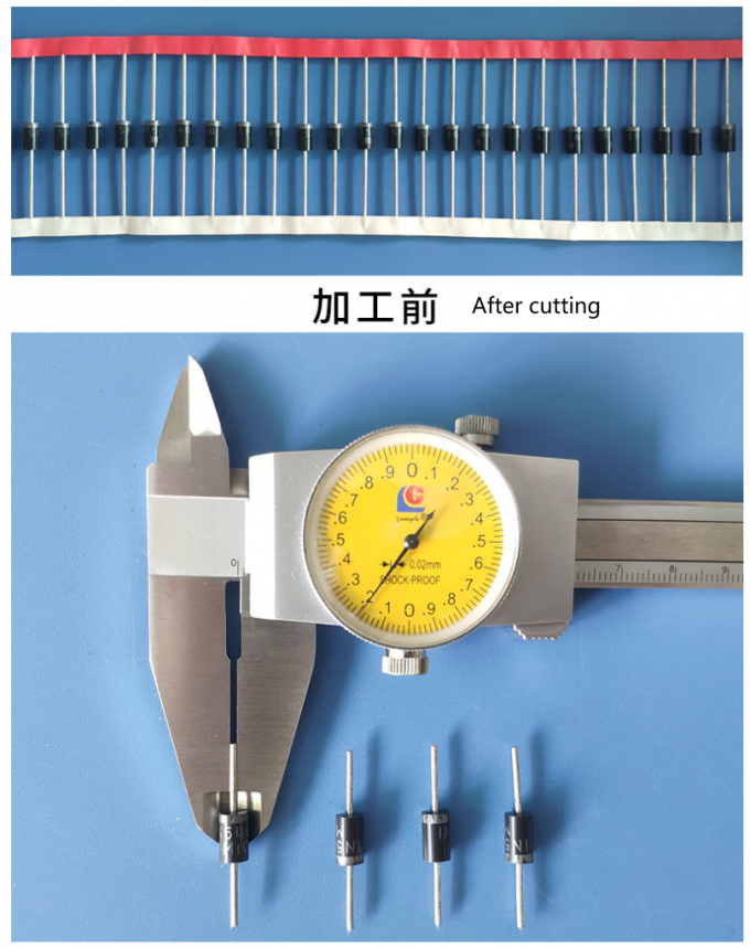 RS-907I Taped Axial Lead Cutting Shaping Machine For taped Resistor/Diode