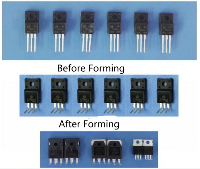 RS-909A Bulk TO-220 Transistor Lead Cutting Bending And Forming Machine