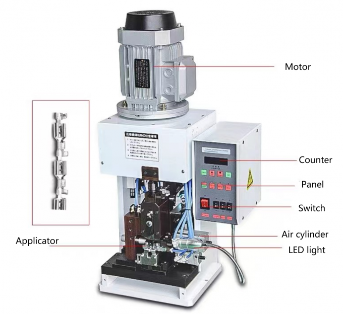 Mute Back-Feed Terminal Wire Cable Stripping And Crimping Machine RS-3000T