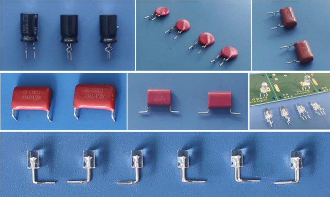 RS-901K Automatic Capacitor/Varistor Lead Cut Form & Kink Machine Front ...